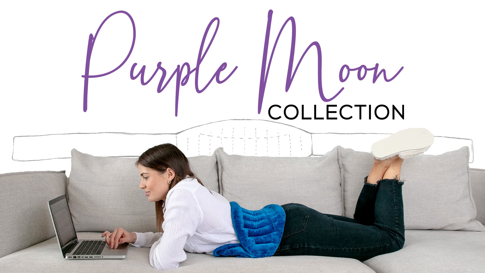 Purple Moon Collection Microwavable Heating Pads, Hot and Cold options ...
